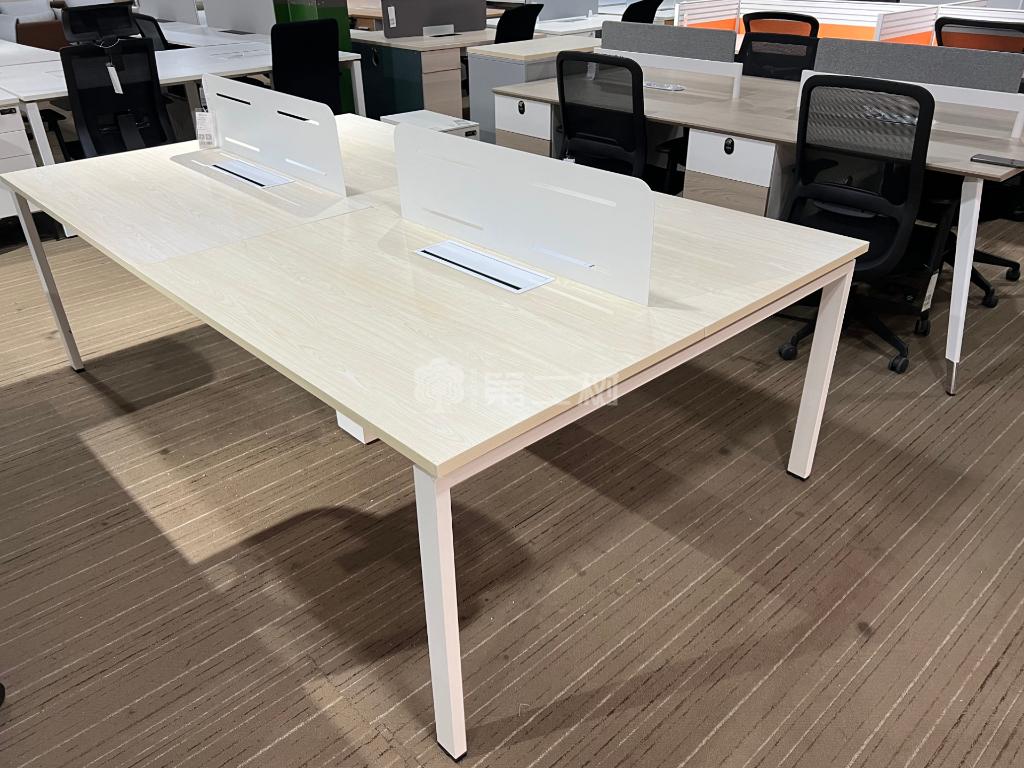 Onlead/欧林二手开放式工位板材浅枫木色